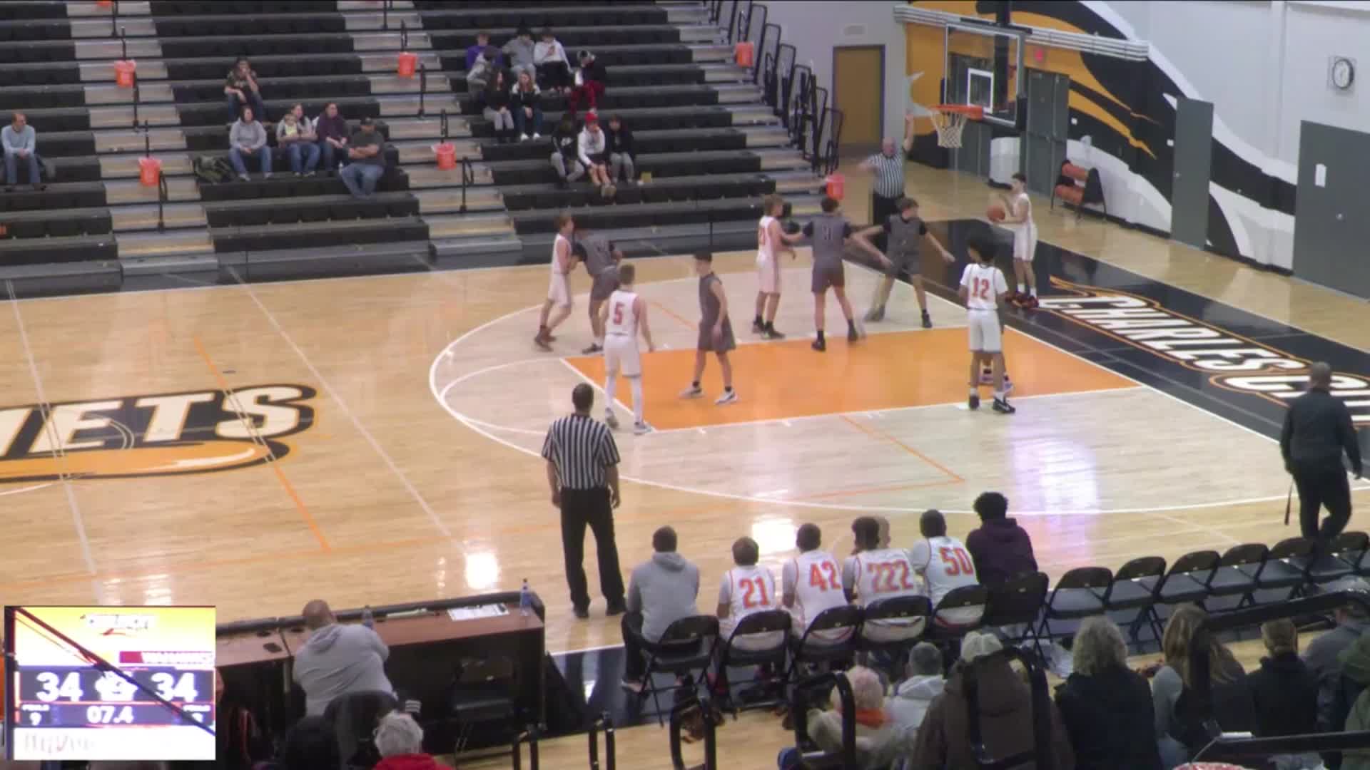 Buzzer Beater vs Waterloo West - Riley Perez highlights - Hudl