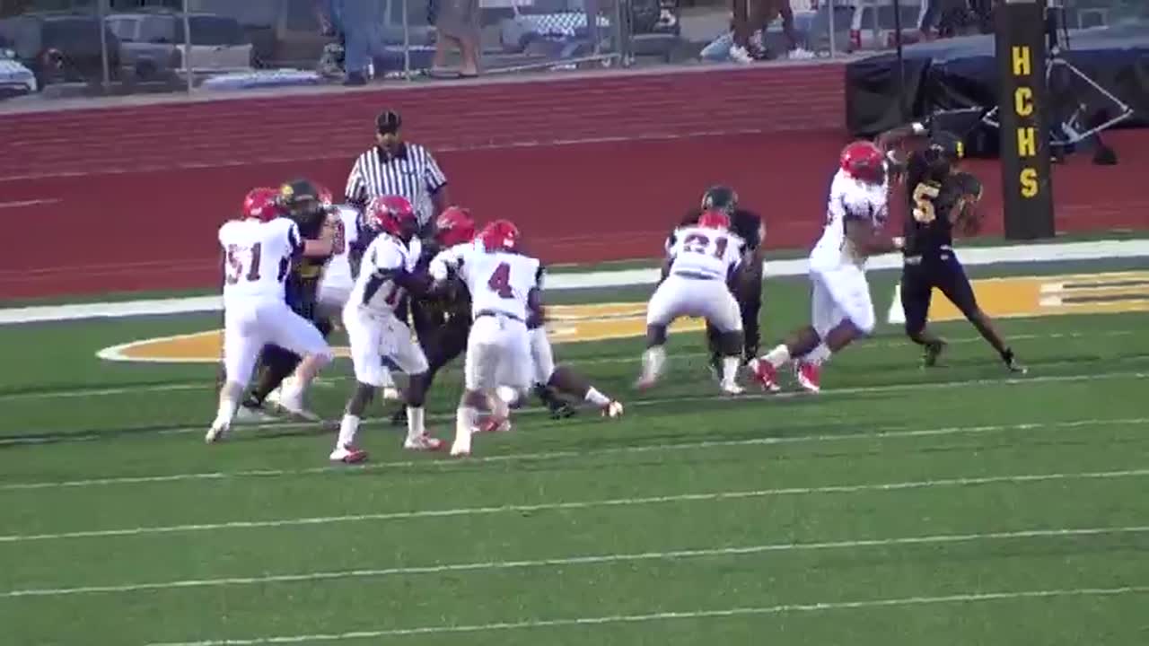 vs. Harris County - Justin Cook highlights - Hudl