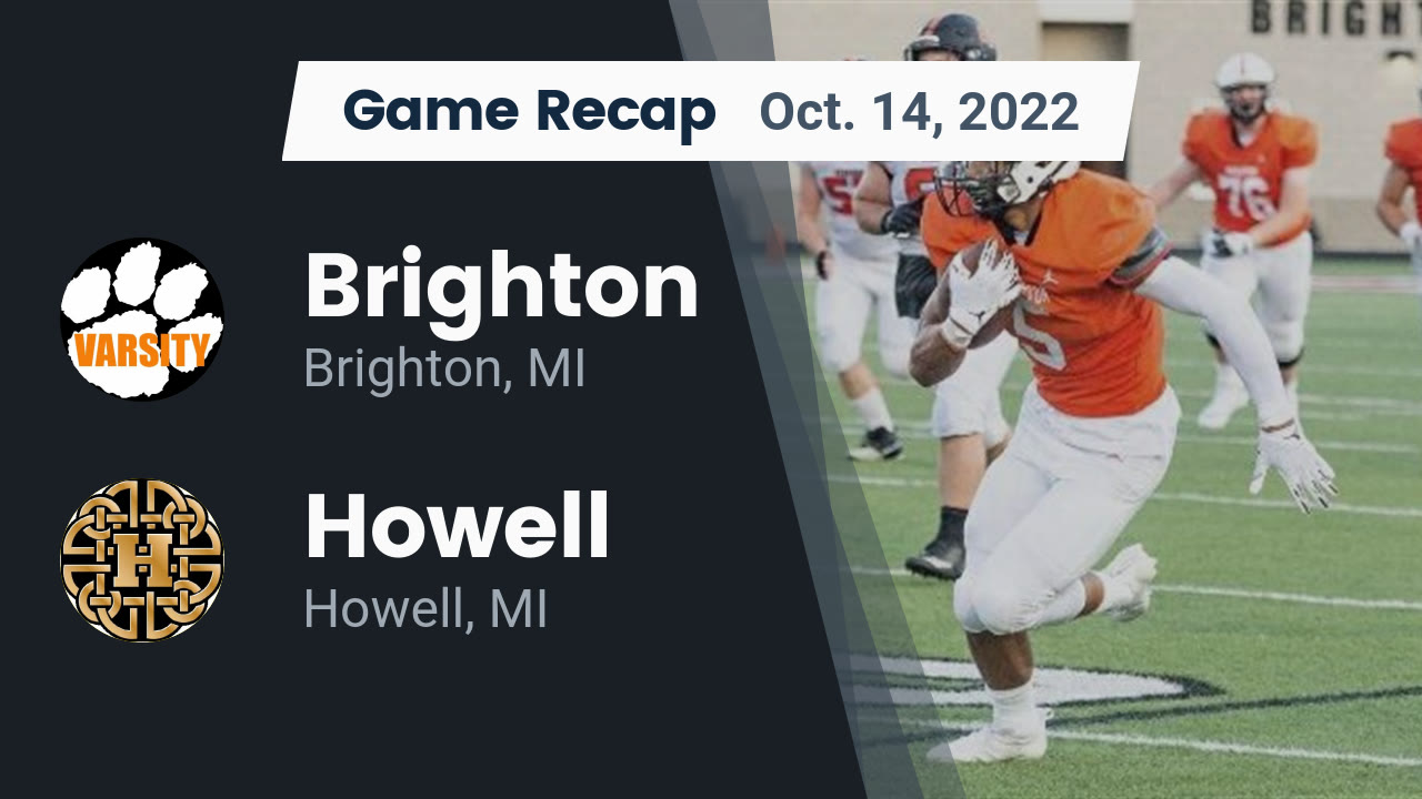 Recap: Brighton vs. Howell 2022 - Brighton High School highlights - Hudl