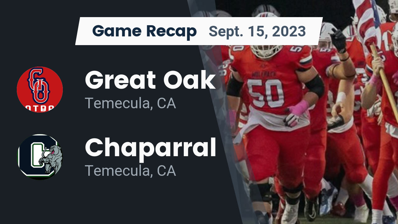 Great Oak (Temecula, CA) High School Sports - Football, Basketball ...