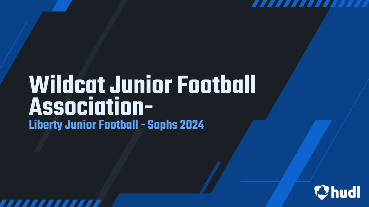 Wildcat Junior Football Association- - Liberty Junior Footb highlights ...