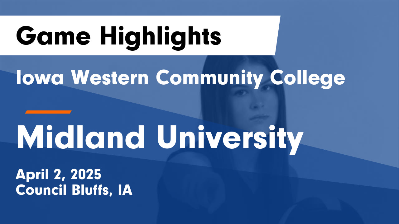Iowa Western Community College vs Midland University Game Highlights ...