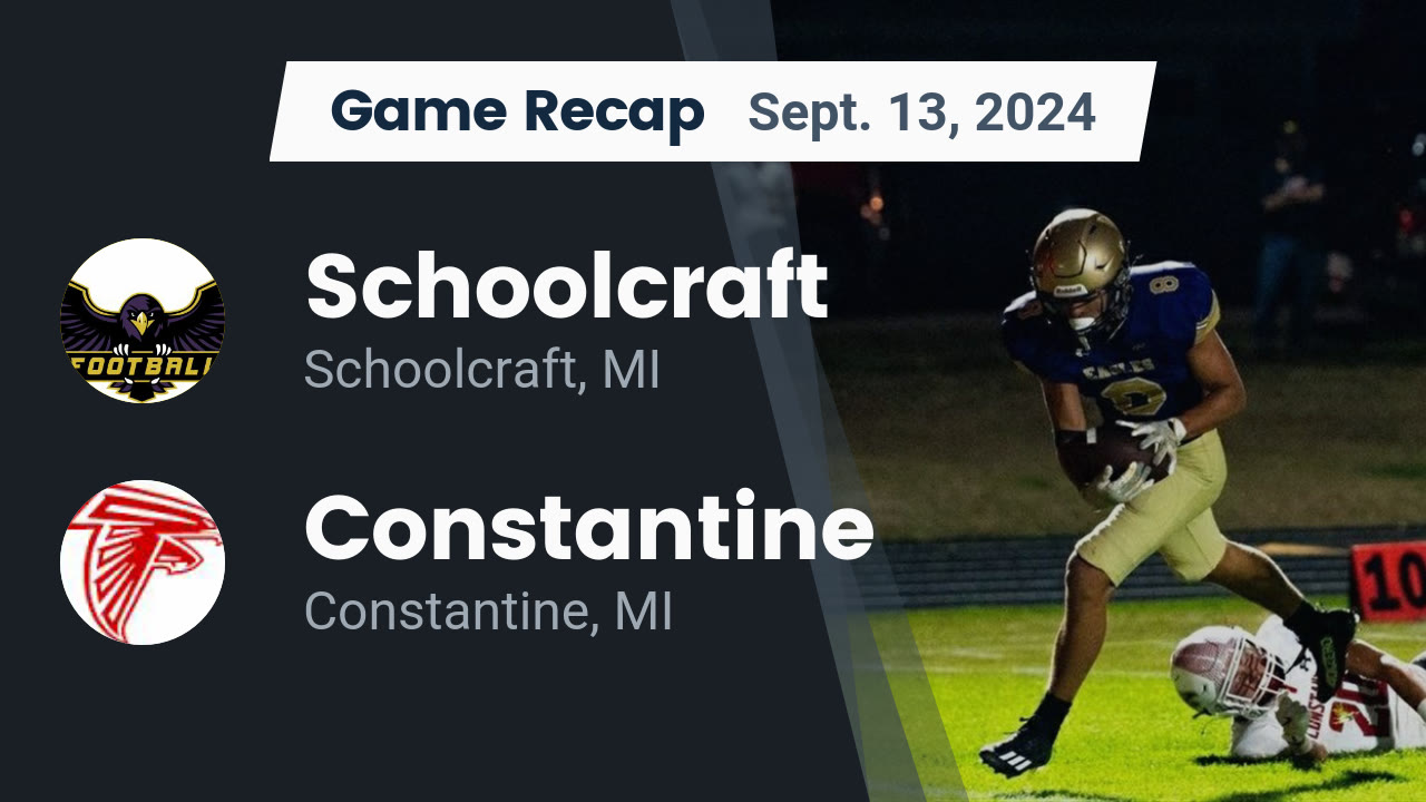 Recap: Schoolcraft vs. Constantine 2024 - Schoolcraft highlights - Hudl