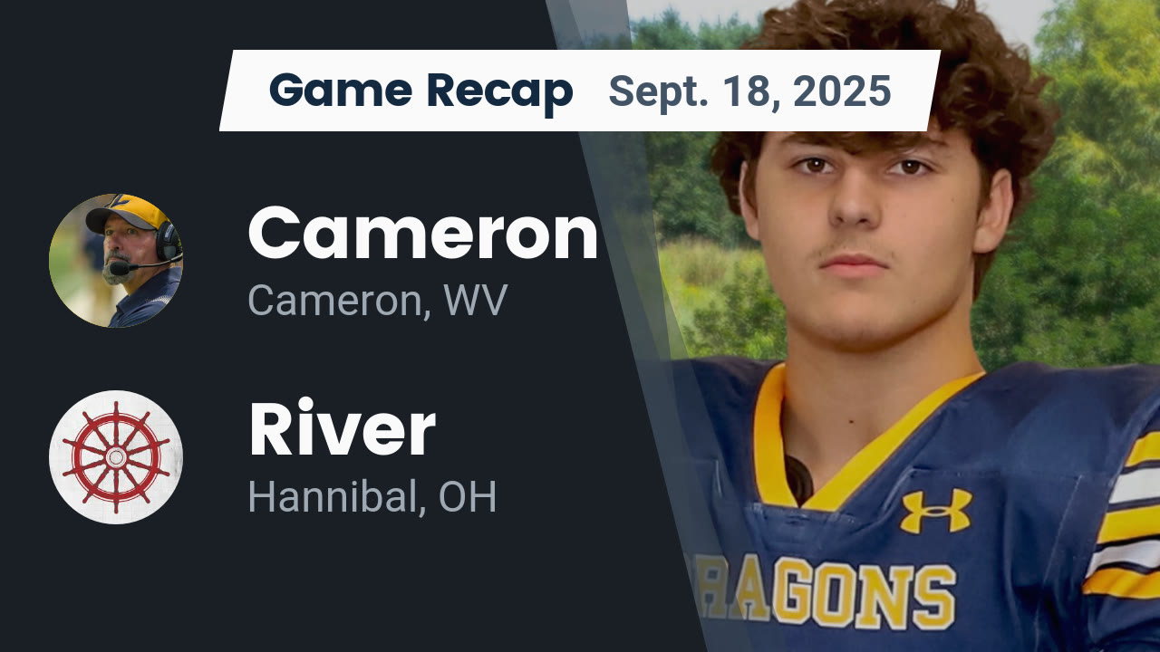 Recap: Cameron vs. River 2025 - Cameron highlights - Hudl
