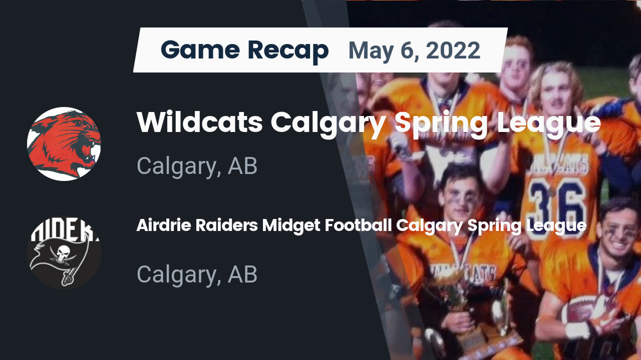 Recap: Wildcats Calgary Spring League vs. Airdrie Raiders Midget ...