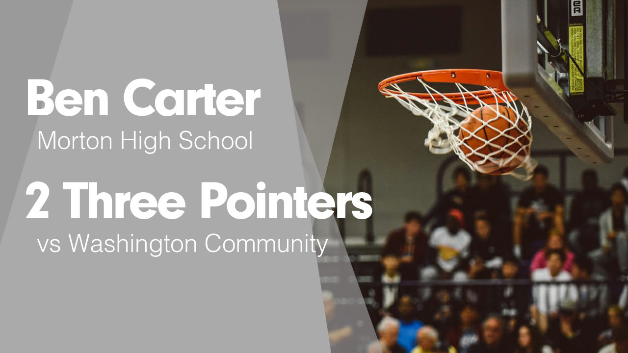 2 Three Pointers vs Washington Community - Ben Carter highlights - Hudl