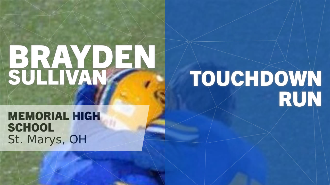Touchdown Run vs Wapakoneta - Brayden Sullivan highlights - Hudl