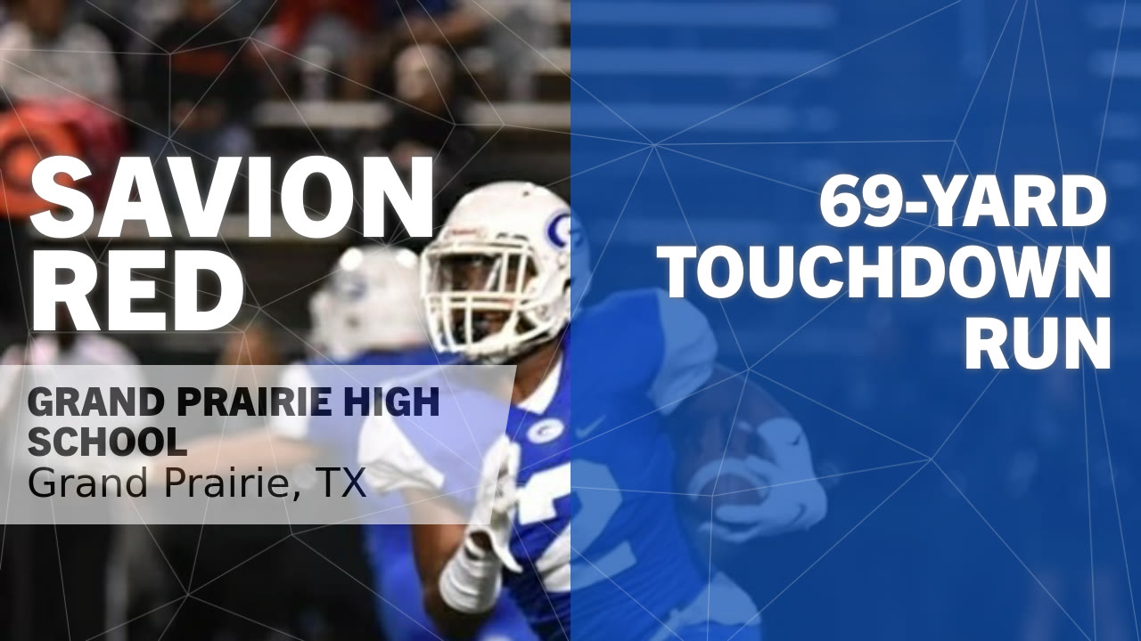 69-yard Touchdown Run vs Lamar - Savion Red highlights - Hudl