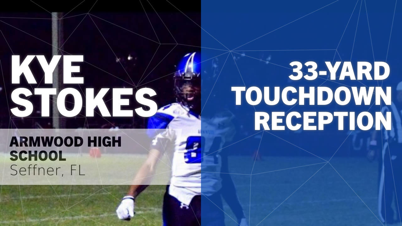 33-yard Touchdown Reception vs Wiregrass Ranch - Kye Stokes highlights ...