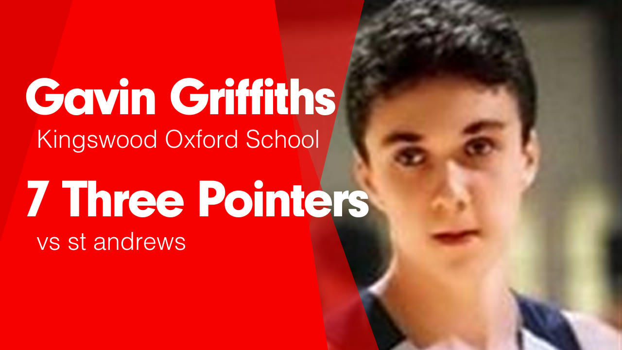7 Three Pointers vs st andrews - Gavin Griffiths highlights - Hudl