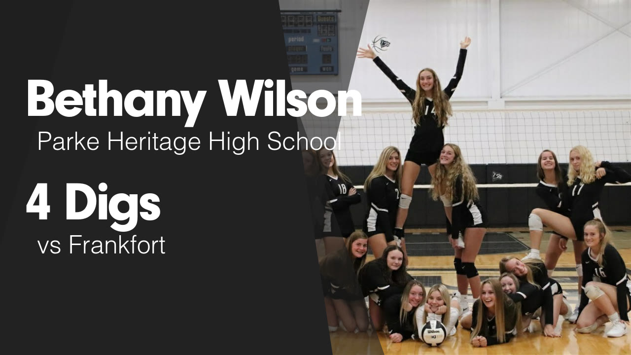 4 Digs vs Frankfort - Bethany Wilson highlights - Hudl
