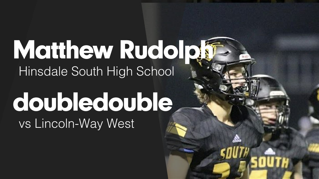 Double Double vs Lincoln-Way West - Matthew Rudolph highlights - Hudl