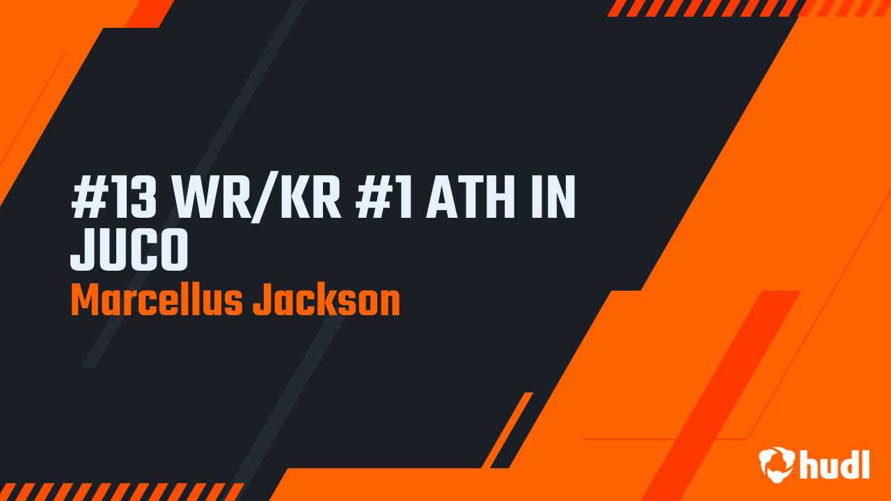 #13 WR/KR #1 ATH IN JUCO - Marcellus Jackson highlights - Hudl