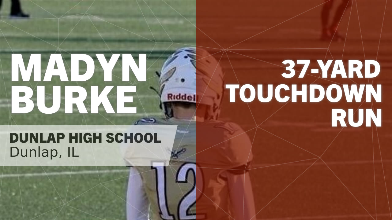 37-yard Touchdown Run vs Galesburg - Madyn Burke highlights - Hudl