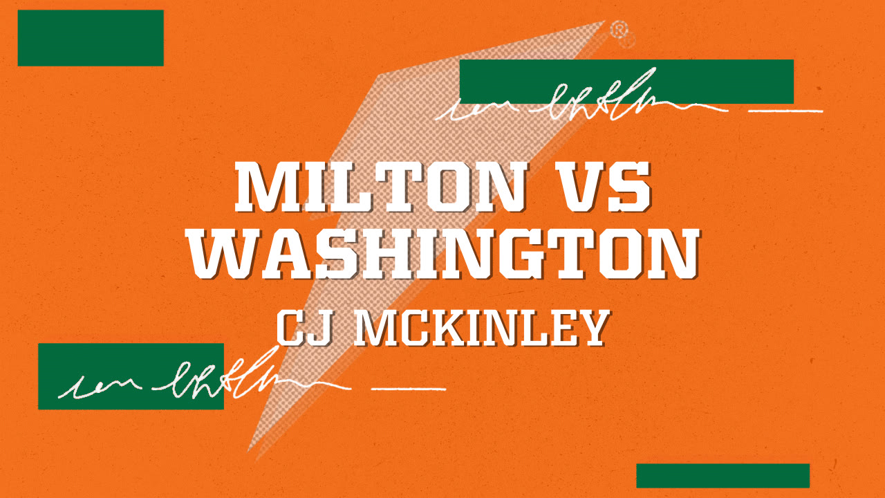 Milton vs Washington - Christopher Jaylen McKinley highlights - Hudl