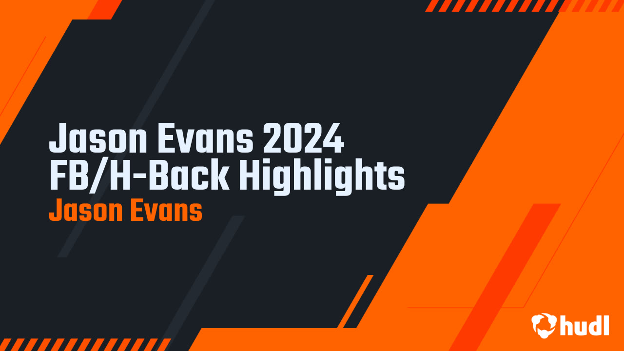 Jason Evans 2024 FB/H-Back Highlights - Jason Evans highlights - Hudl
