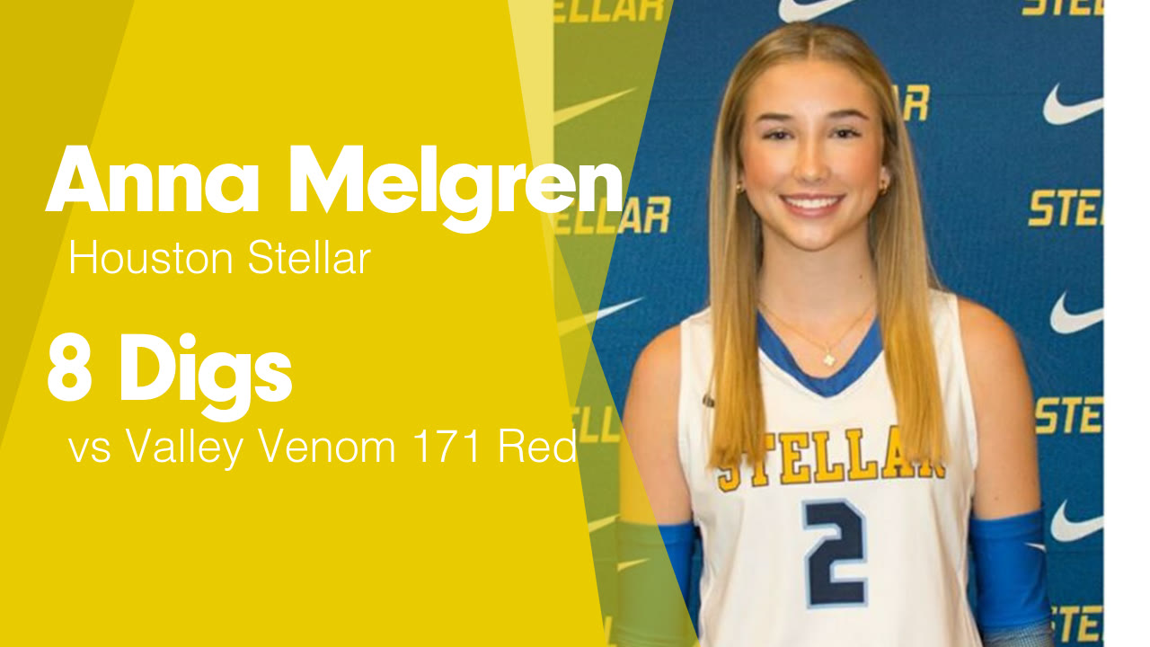 8 Digs vs Valley Venom 171 Red - Anna Melgren highlights - Hudl