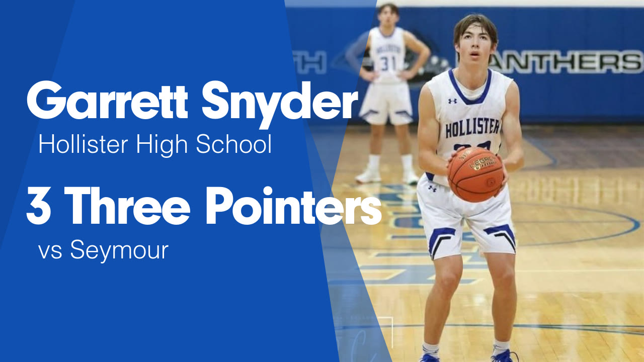 3 Three Pointers vs Seymour - Garrett Snyder highlights - Hudl