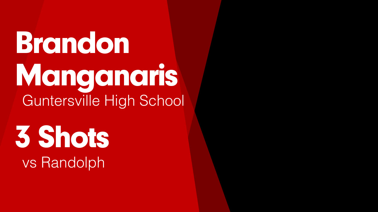3 Shots vs Randolph - Brandon Manganaris highlights - Hudl