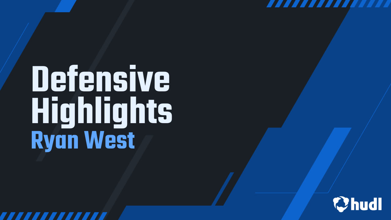 Defensive Highlights - Ryan West highlights - Hudl