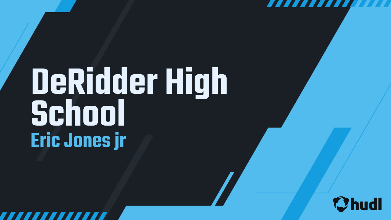 DeRidder High School - Eric Jones jr highlights - Hudl