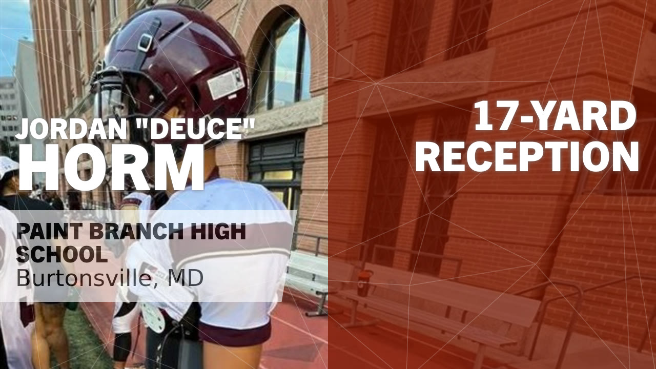 17-yard Reception vs Einstein - Jordan "Deuce" Horm highlights - Hudl