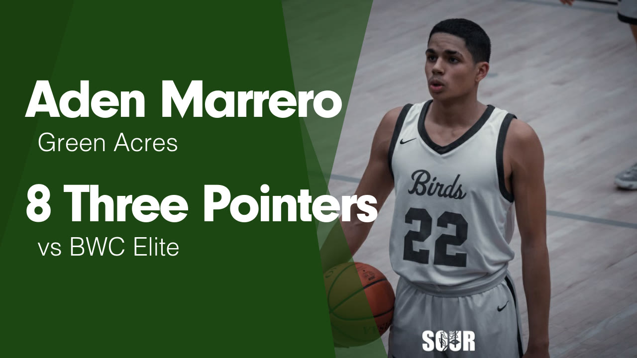 8 Three Pointers vs BWC Elite - Aden Marrero highlights - Hudl