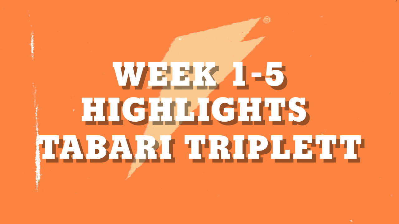 Week 1-5 Highlights - Tabari Triplett highlights - Hudl