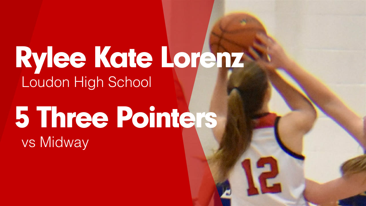 5 Three Pointers vs Midway - Rylee Kate Lorenz highlights - Hudl