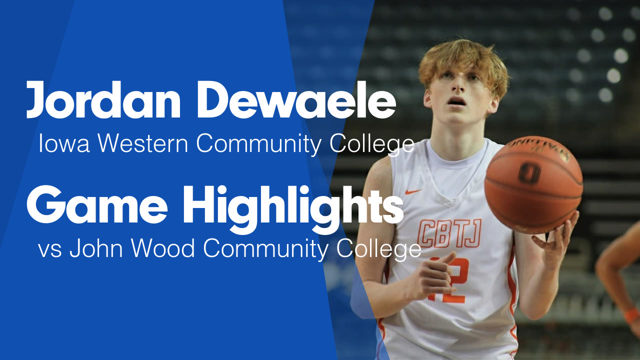 Game Highlights vs John Wood Community College - Jordan Dewaele ...