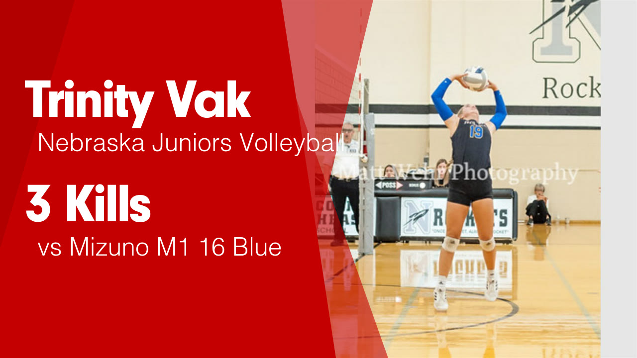 3 Kills vs Mizuno M1 16 Blue - Trinity Vak highlights - Hudl