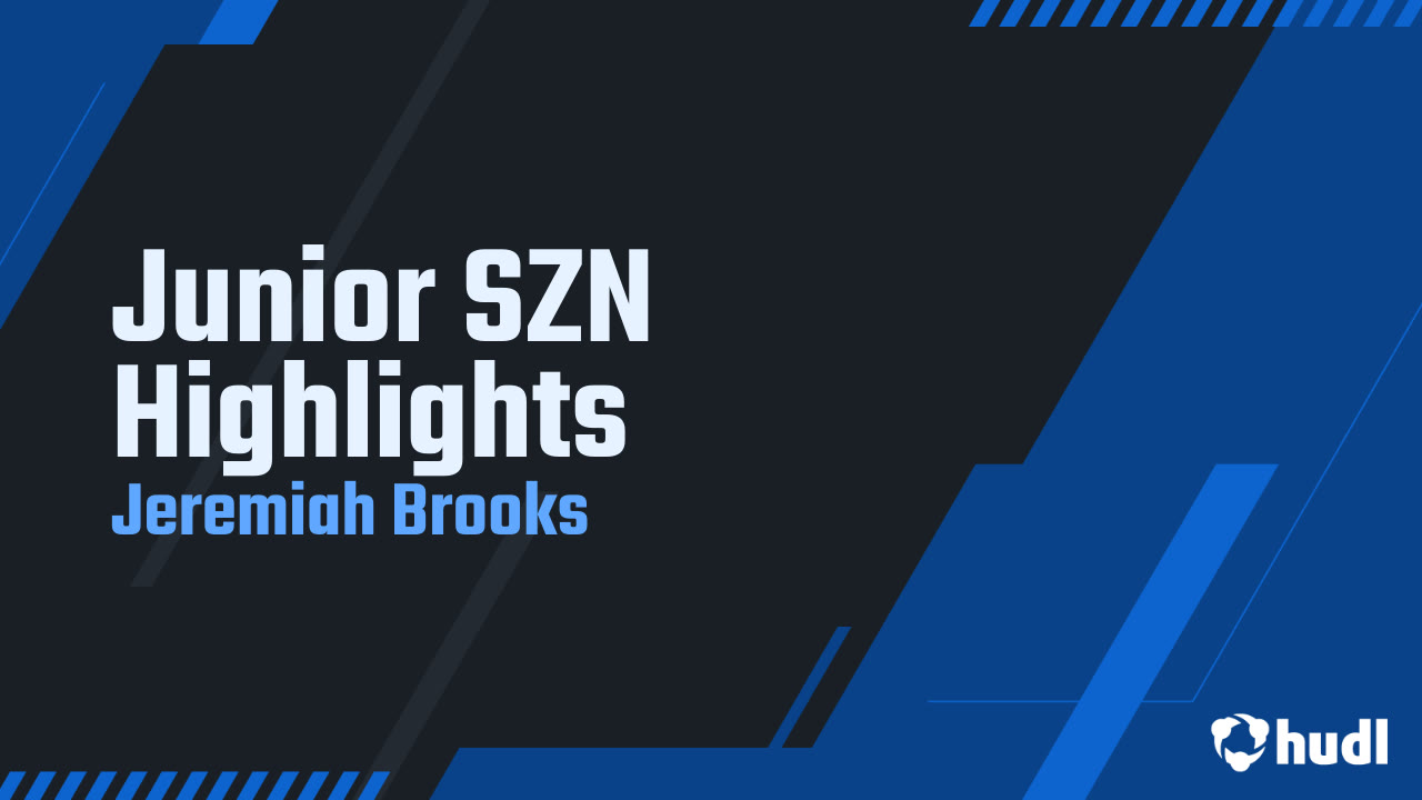 Jeremiah Brooks JR SZN Highlights - Jeremiah Brooks highlights - Hudl