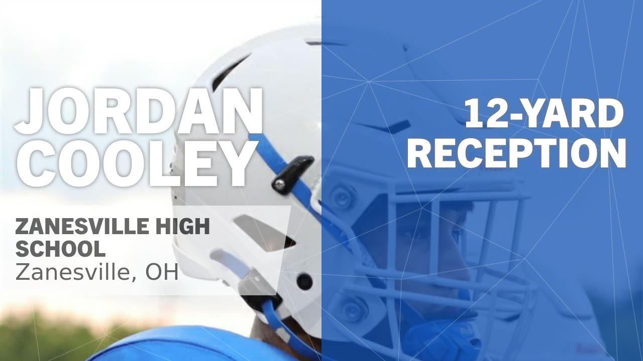 12-yard Reception vs Licking Heights - Jordan Cooley highlights - Hudl