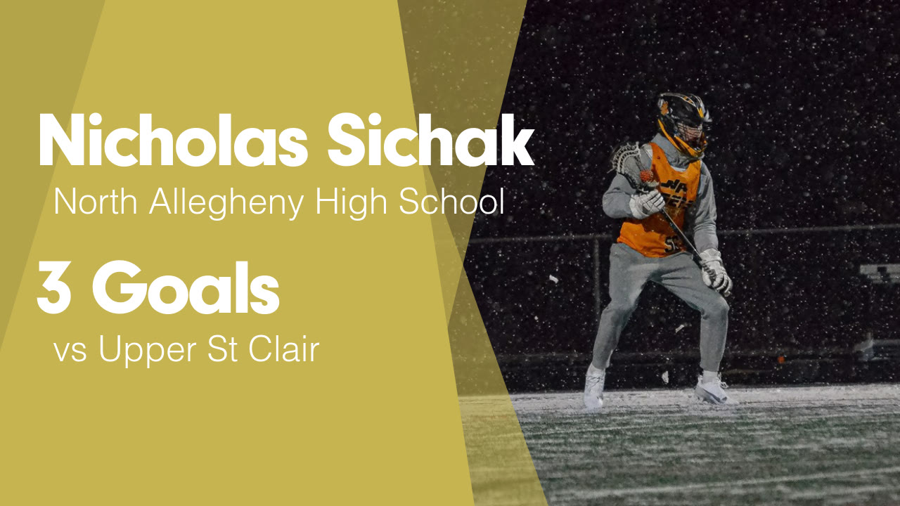 3 Goals vs Upper St Clair - Nicholas Sichak highlights - Hudl