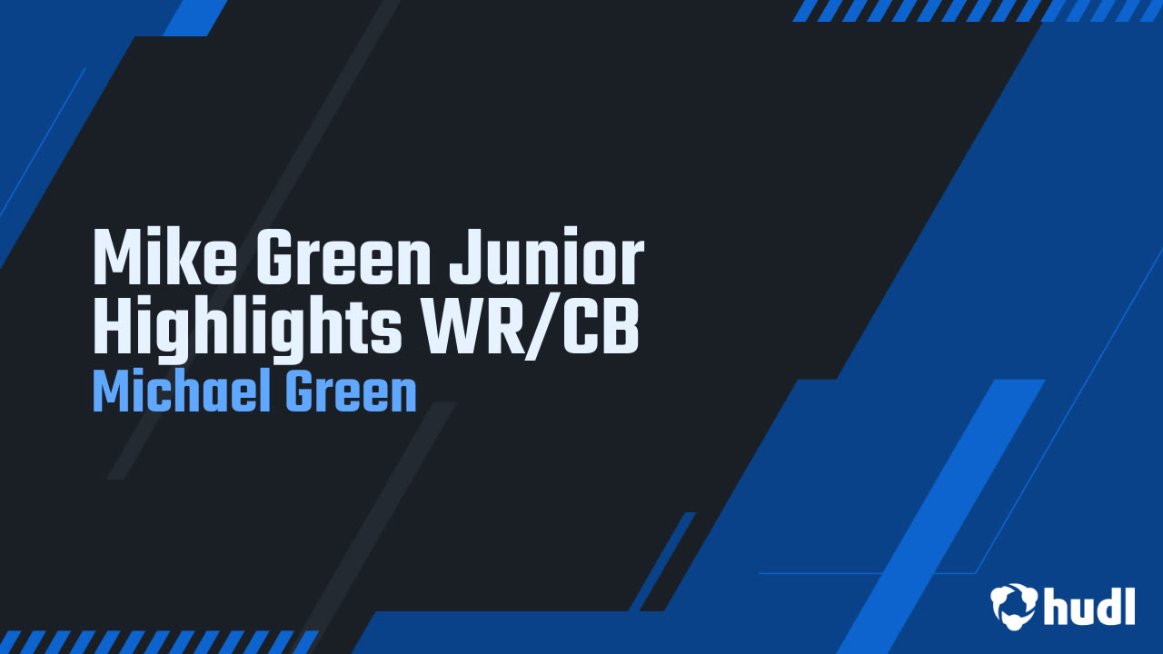 Mike Green WR/CB - Michael Green highlights - Hudl