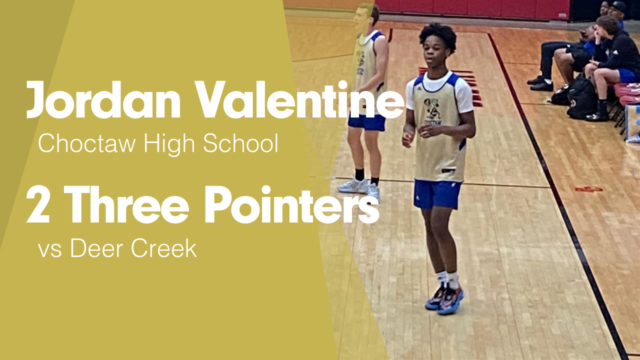 2 Three Pointers vs Deer Creek - Jordan Valentine highlights - Hudl