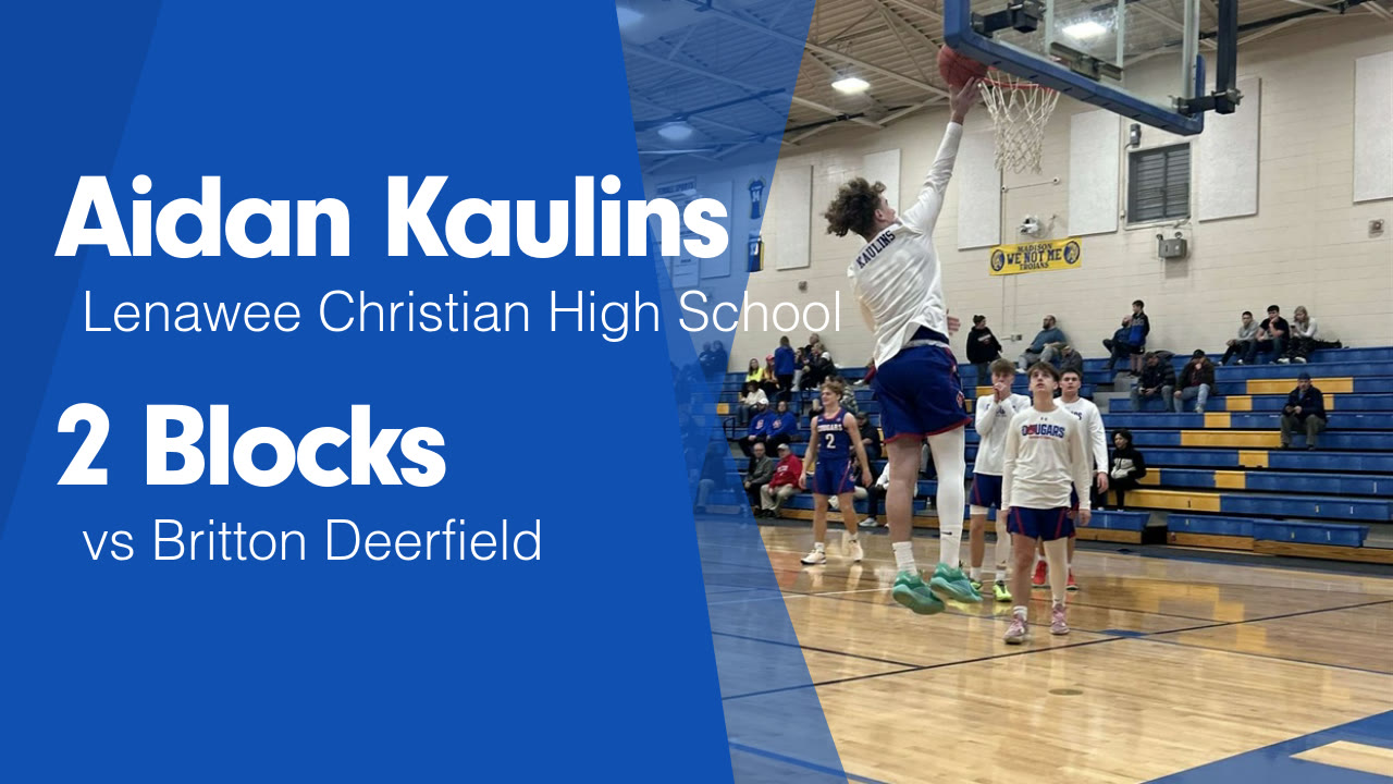 2 Blocks vs Britton Deerfield - Aidan Kaulins highlights - Hudl