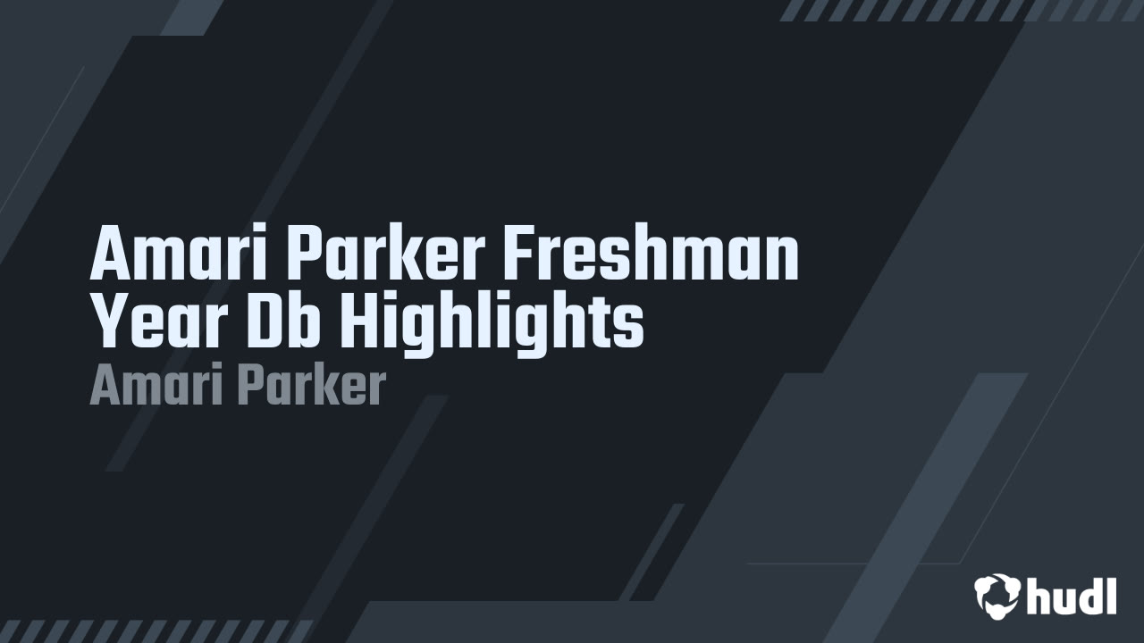 Amari Parker Freshman Year Db Highlights - Amari Parker highlights - Hudl