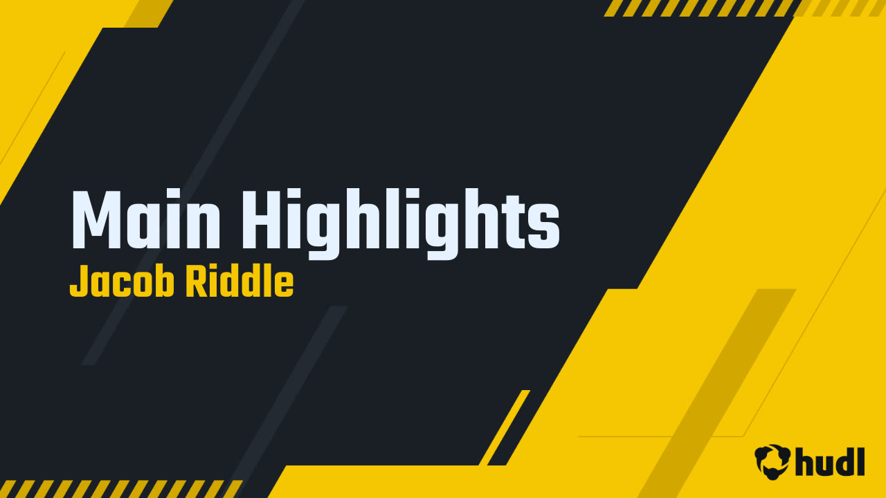 Main Highlights - Jacob Riddle highlights - Hudl