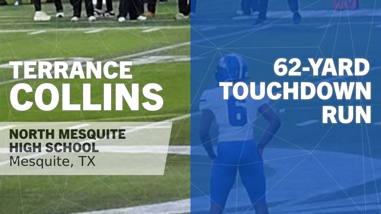 62-yard Touchdown Run vs Bryan Adams - Terrance Collins highlights - Hudl