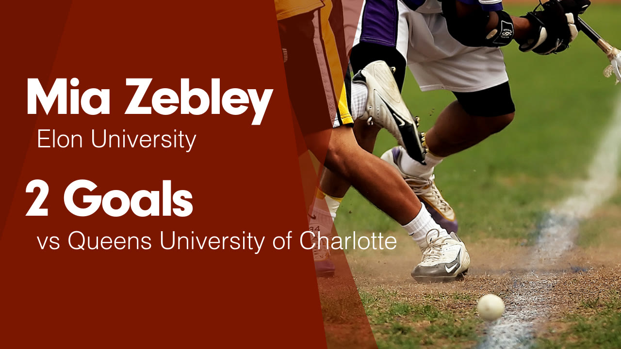 2 Goals vs Queens University of Charlotte - Mia Zebley highlights - Hudl