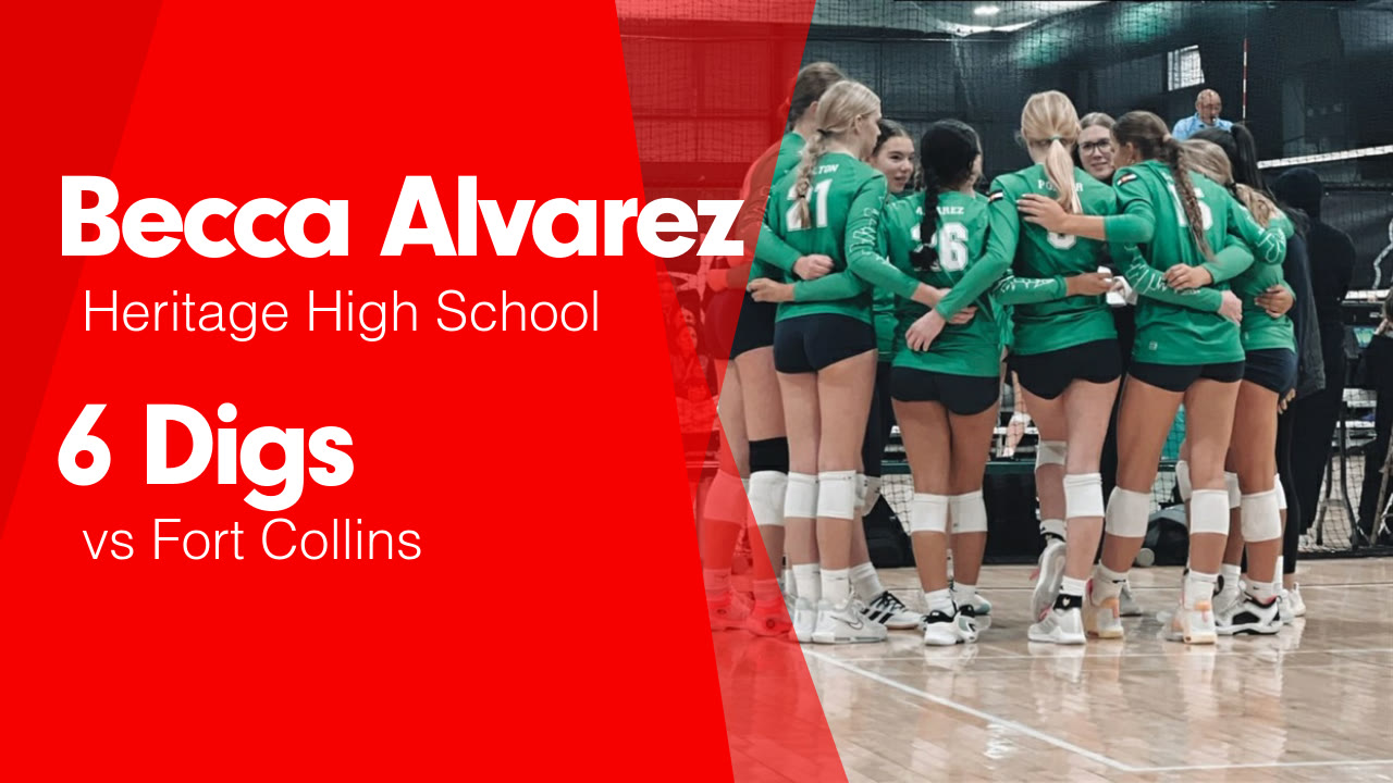 6 Digs vs Fort Collins - Becca Alvarez highlights - Hudl