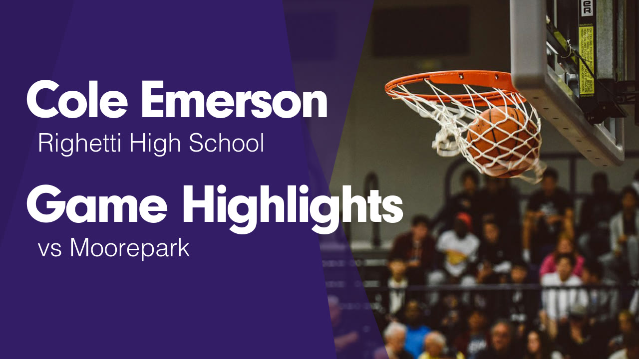 Game Highlights vs Moorepark - Cole Emerson highlights - Hudl
