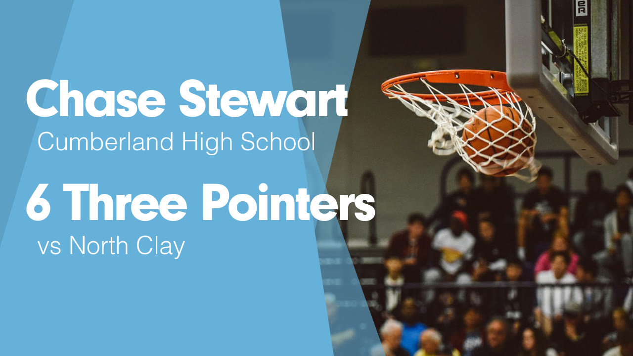 6 Three Pointers vs North Clay - Chase Stewart highlights - Hudl
