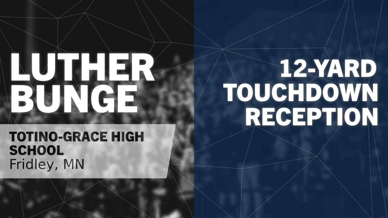 12-yard Touchdown Reception vs St. Anthony Village - Luther Bunge ...