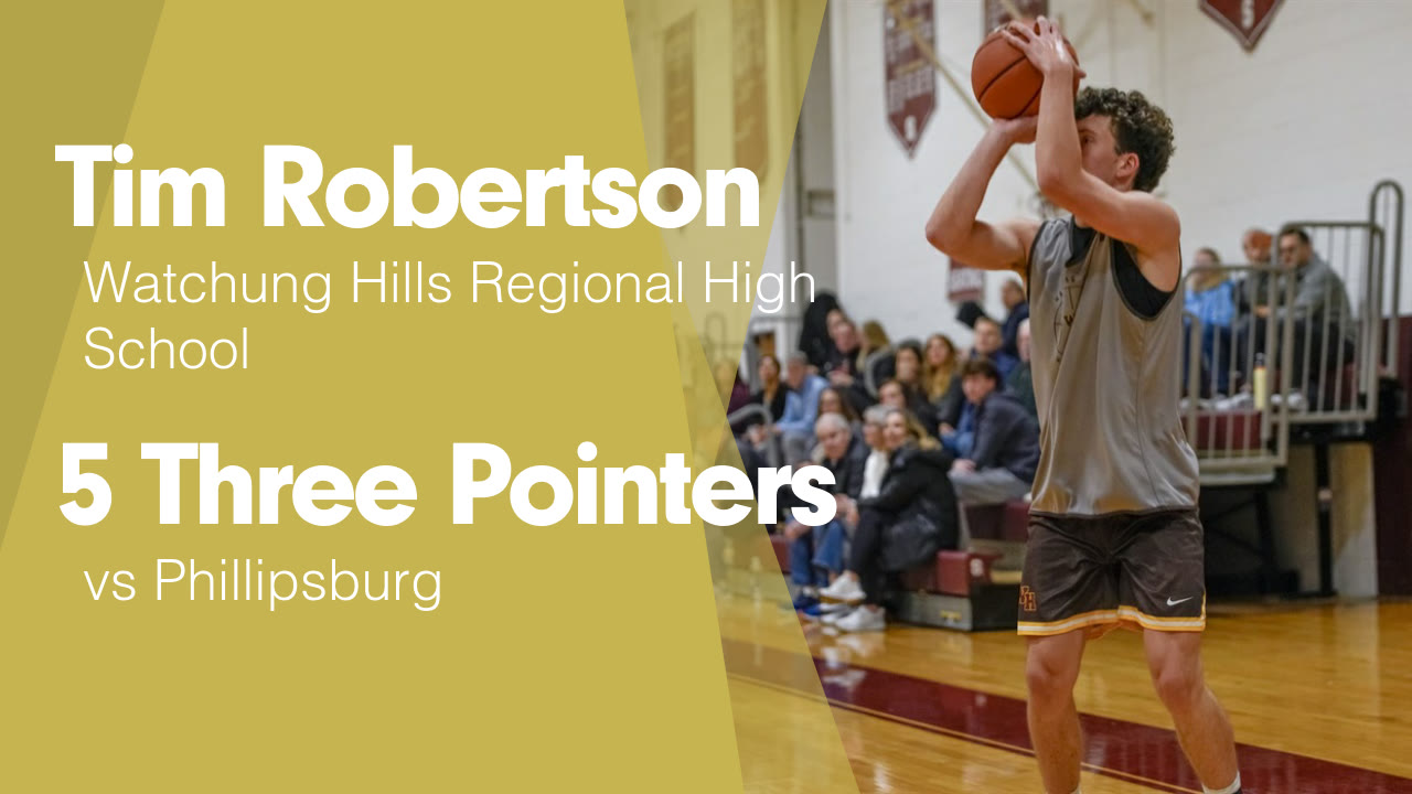 5 Three Pointers vs Phillipsburg - Tim Robertson highlights - Hudl