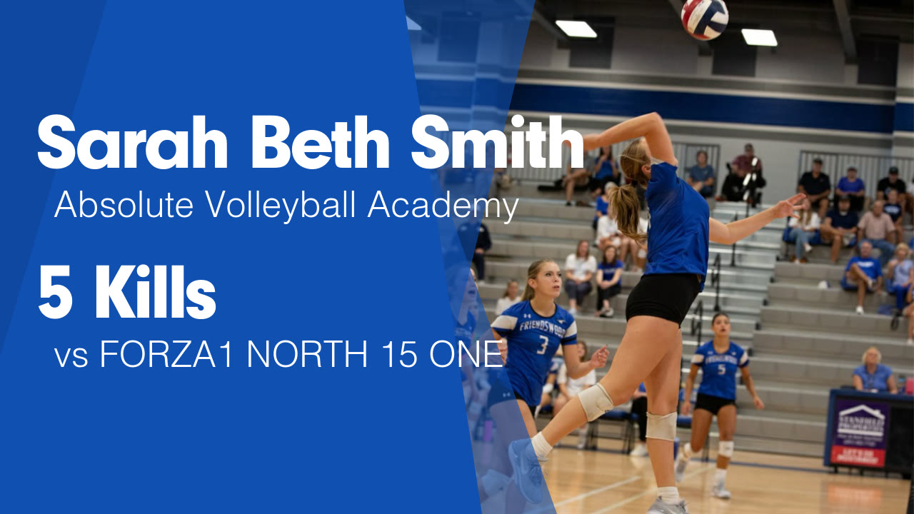 5 Kills vs FORZA1 NORTH 15 ONE - Sarah Beth Smith highlights - Hudl