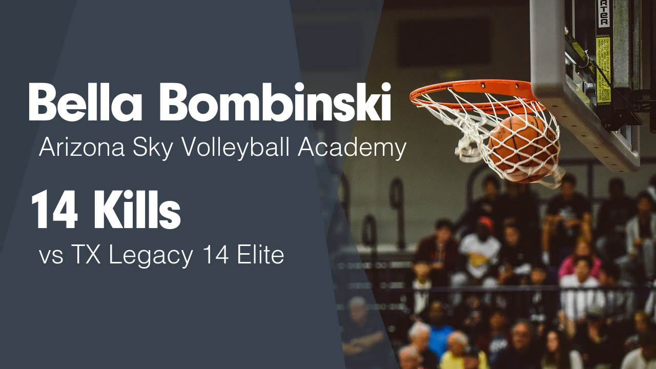 14 Kills vs TX Legacy 14 Elite - Bella Bombinski highlights - Hudl