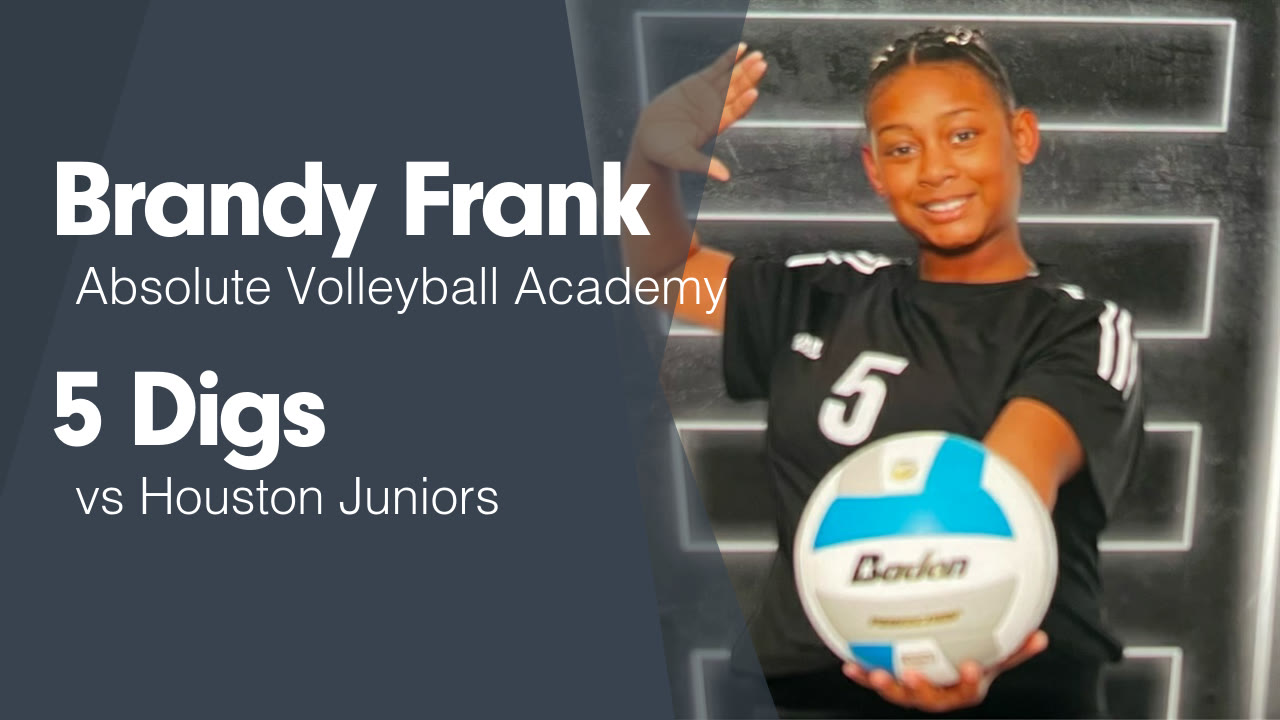 5 Digs vs Houston Juniors - Brandy Frank highlights - Hudl