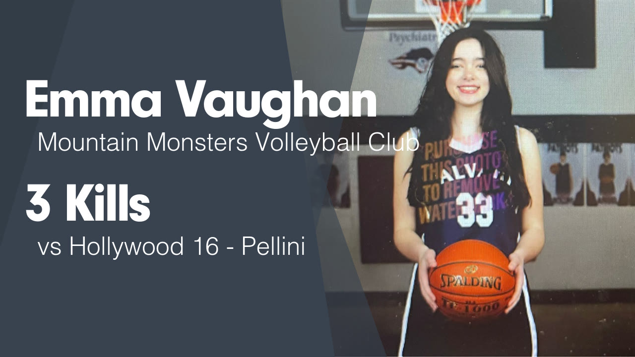 3 Kills vs Hollywood 16 - Pellini - Emma Vaughan highlights - Hudl